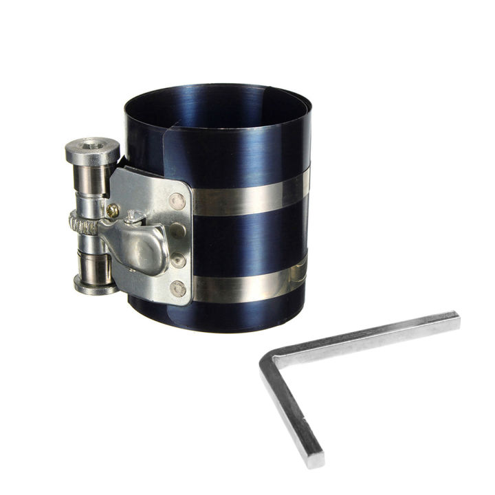3" Car Engine Piston Ring Compressor Tool Installer Band Ratcheting 53 ...