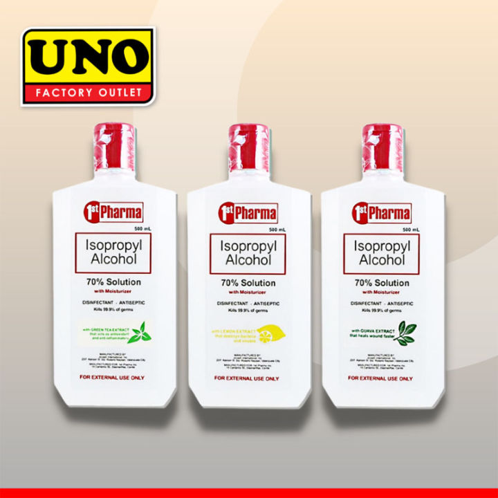 1st Pharma Isopropyl Alcohol with Moisturizer 500ml | Lazada PH