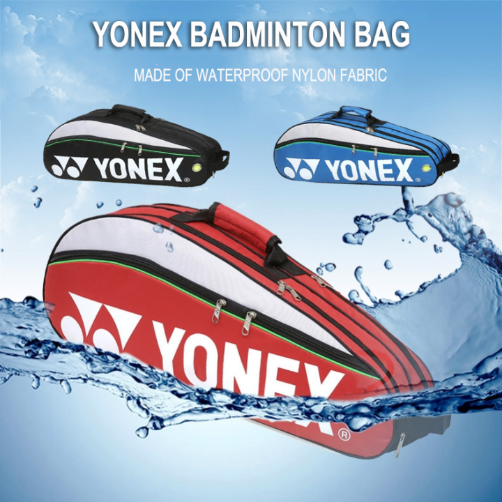 Badminton backpack tennis backpack waterproof nylon badminton bag for 3 ...