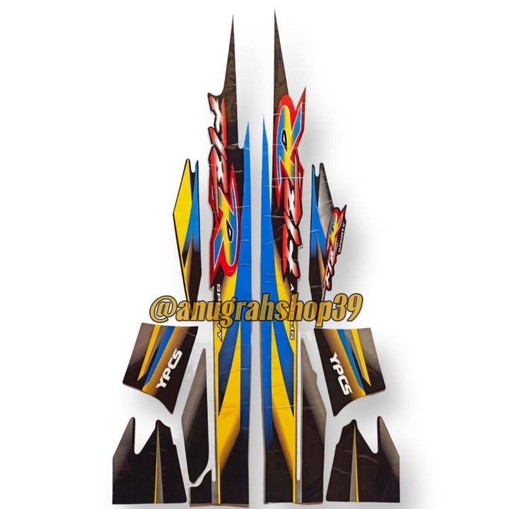 STRIPING YAMAHA FIZR LIMITED EDITION 1999 SILVER HITAM BIRU, LIS FIZR ...