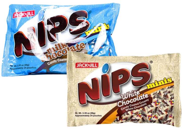 Nips Minis Milk Chocolate White Chocolate 24s | Lazada PH