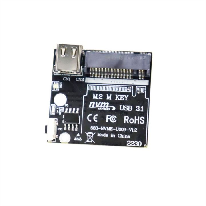 SEJUE4373 Support NGFF Protocol M2 SSD Board M.2 To USB3.1 M.2 NVME for ...