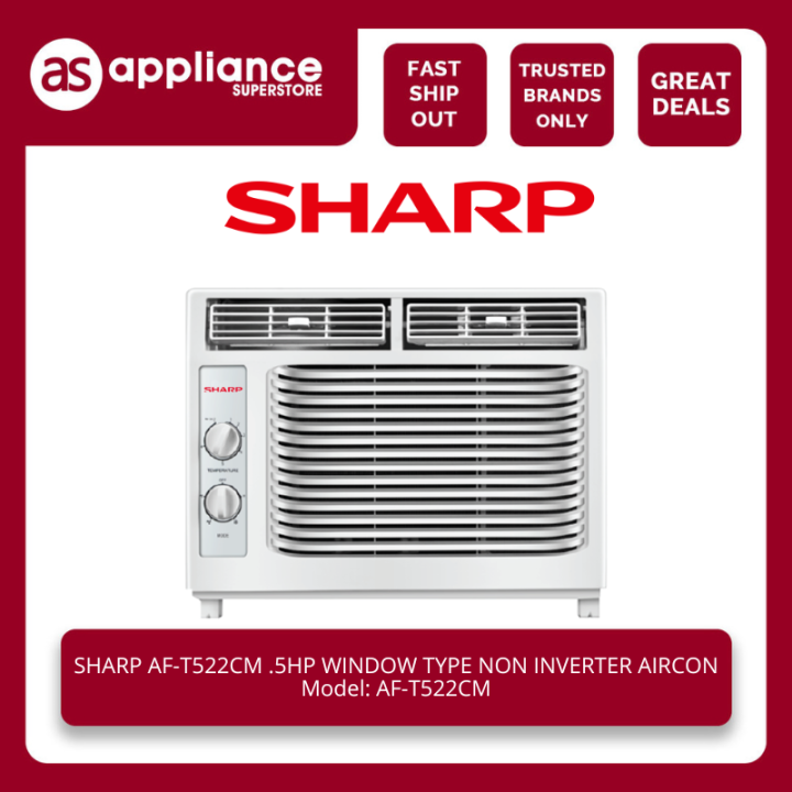 SHARP AF-T522CM 0.5hp Window Type Aircon | Lazada PH