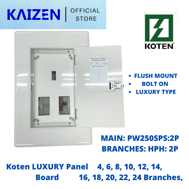 Koten Luxury Panel Board TQD Industrial Main 2 pole & Bolt On Branches ... Koten Luxury Panel Board TQD Industrial Main 2 pole & Bolt On Branches ...