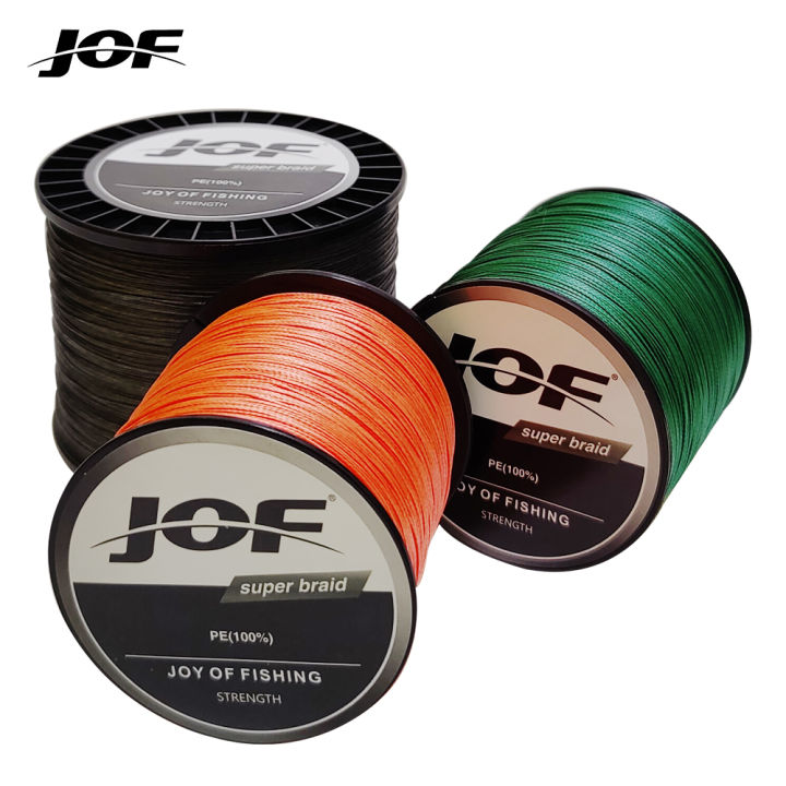 JOF 8เส้น X8ถัก300ม. 500ม. 1000ม. เอ็นตกปลาแมลงวันลวดมัลติฟิลาเมนต์ ...