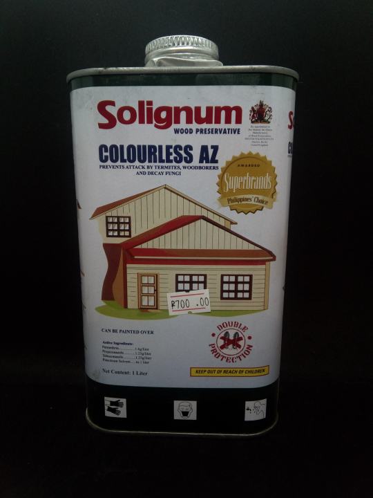Solignum Colourless AZ Wood Preservative Anti Termite 1 Liter | Lazada PH