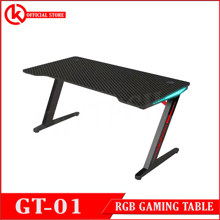 Keytech GT-01 RGB Gaming table Black | Lazada PH