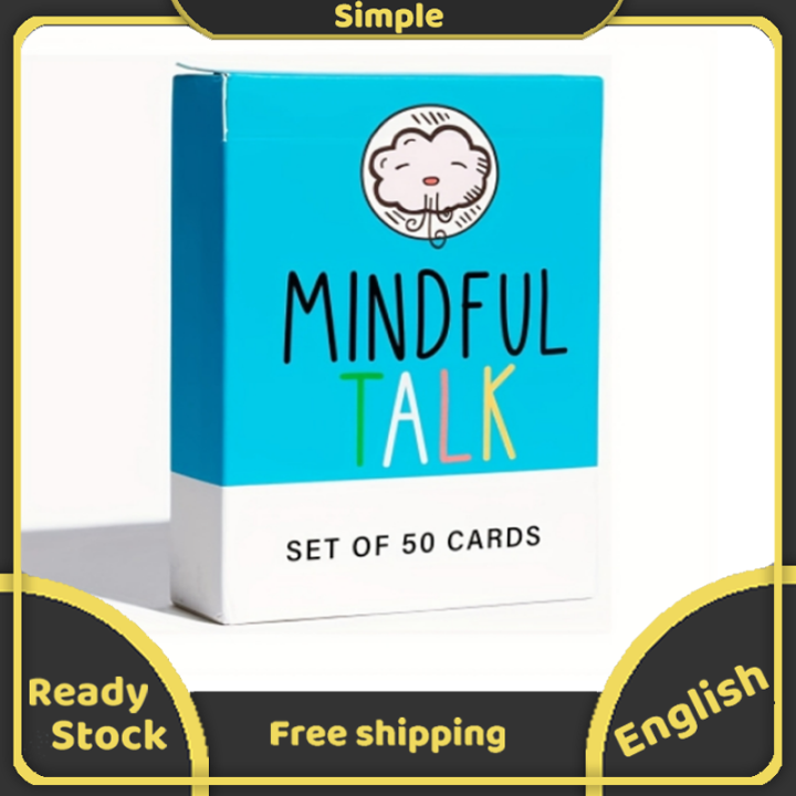 School of Mindful- Mindfulness Game for Kids: Mindful Talk Cards for ...