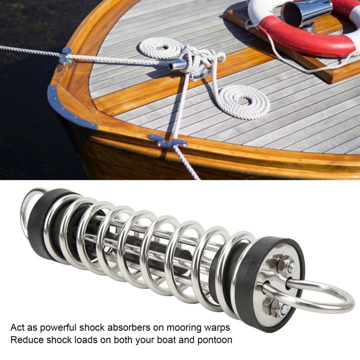 Marine Mooring Spring สแตนเลสสตีล Anchor Dock Line Mooring Spring ...
