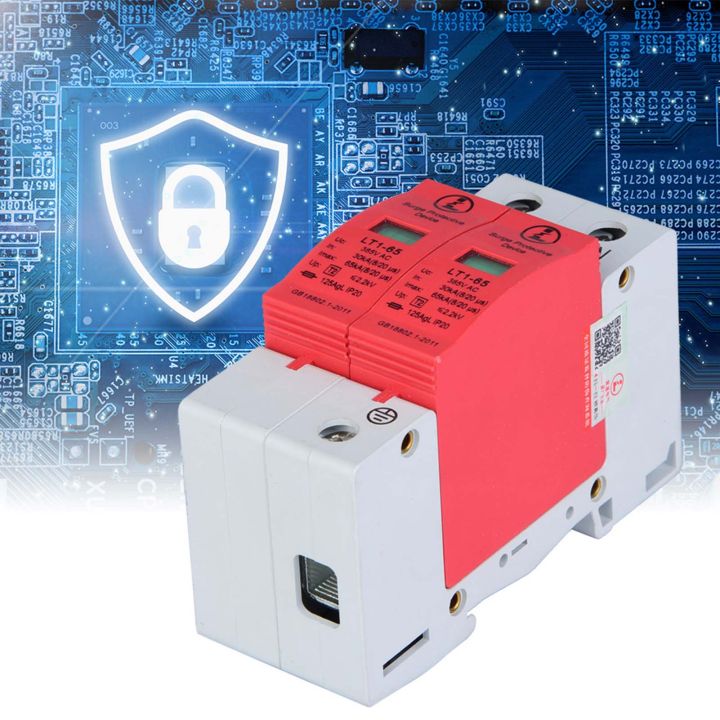 Fire-Proof High Safety Lightning Tele Protector Surge Protector ...