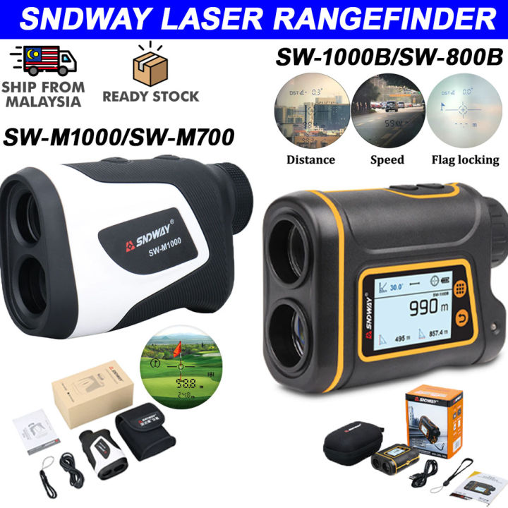 SNDWAY Laser Rangefinder Distance Meter Telescope Professional Golf Range Finder 500M-1000M | Lazada