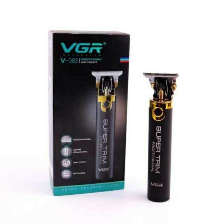 SALE]Original VGR V-082 Zero Adjustable Professional Rechargeable Hair trimmer Metal Cordless ...