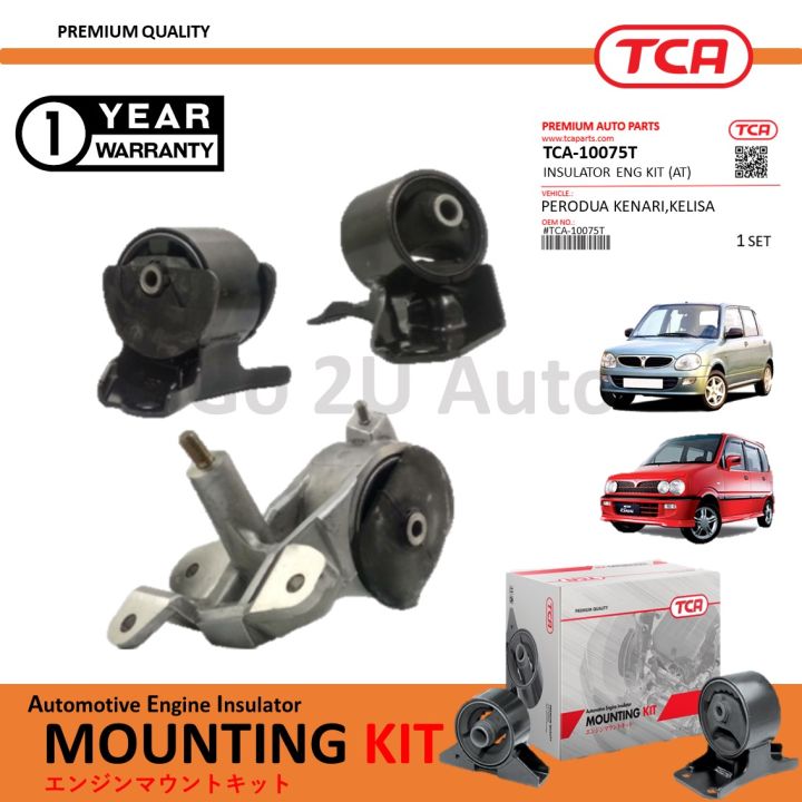 TCA BRAND ENGINE MOUNTING 1 SET 3PCS - TCA-10075T PERODUA KENARI ...