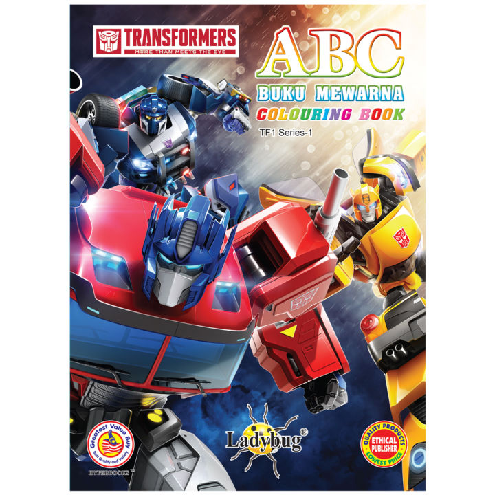 Transformers Rescue Bots Academy Abc Colouring Book TF1 SERIES 1 | Lazada