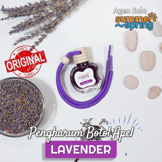 Lavender Summerspring Pengharum Ruangan / Mobil Botol Apel | Lazada ...
