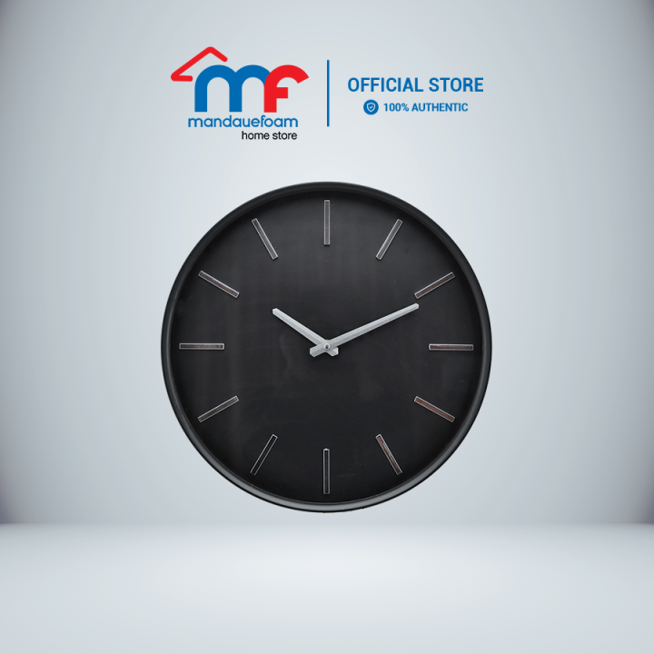 Mandaue Foam Ernik Black Wall Clock | Lazada PH
