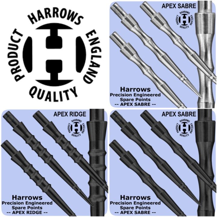 Harrows Apex point 26mm 30mm - Dart Points STORM | Lazada PH