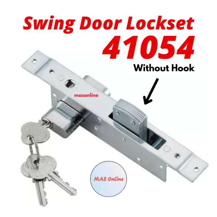 Aluminium Sliding Door Hook Lock With Single or Double Cylinder / Swing ...