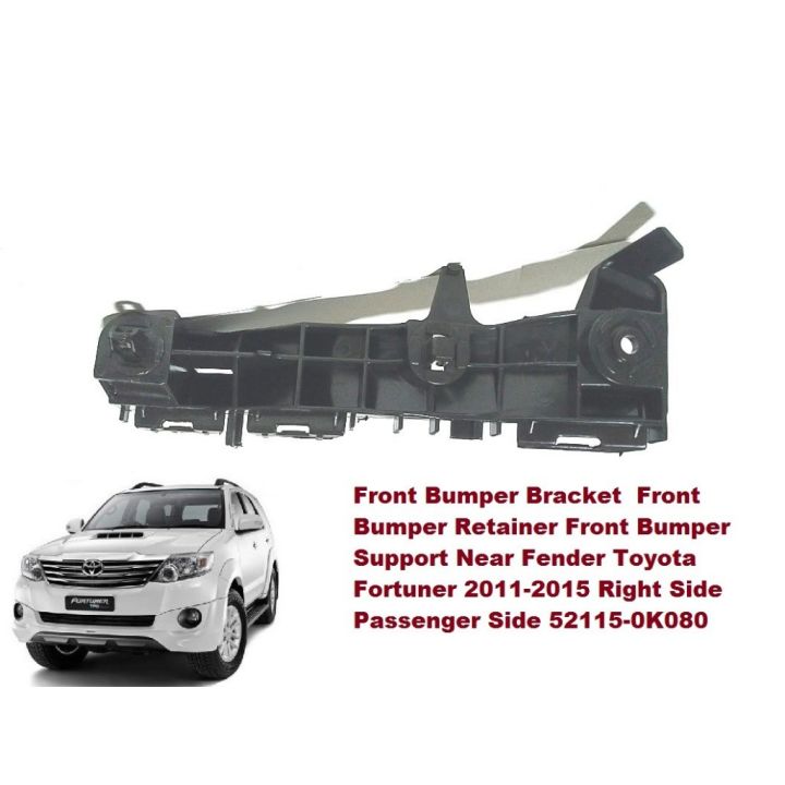 front bumper bracket TOYOT FORTUNER 2011 2012 2013 2014 2015 FRONT SIDE ...
