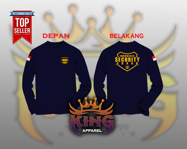 Kaos Baju T-shirt SECURITY GUARD Lengan Panjang Bayar Di Tempat COD ...