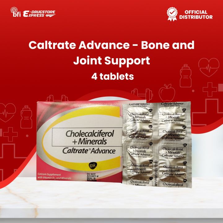 Caltrate Advance - 4 Tablets [Bone and Joint Support] | Lazada PH