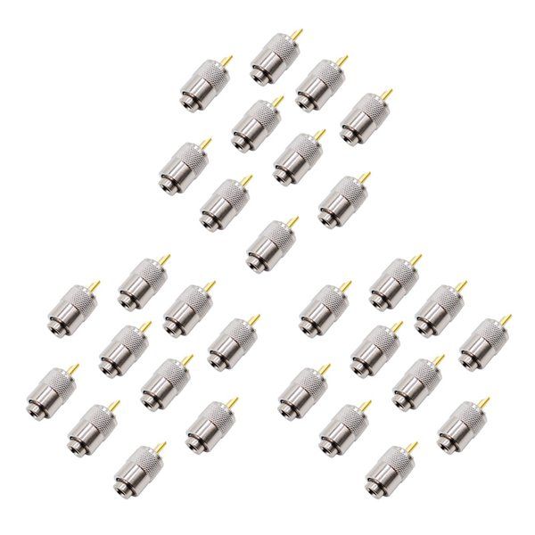 10PCS RF Connector UHF Male Connector RG8 RG58 Cable Lug Antenna ...