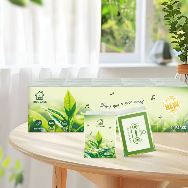 10 small packet of pocket paper Handkerchief paper, tissue paper ...