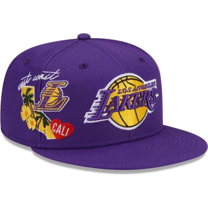 James Los Angeles Lakers Basketball New Era Black NBA Team Cap MLB ...