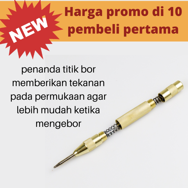 Penanda Titik Bor Taffware Automatic Center Punch Penanda Titik Bor ...