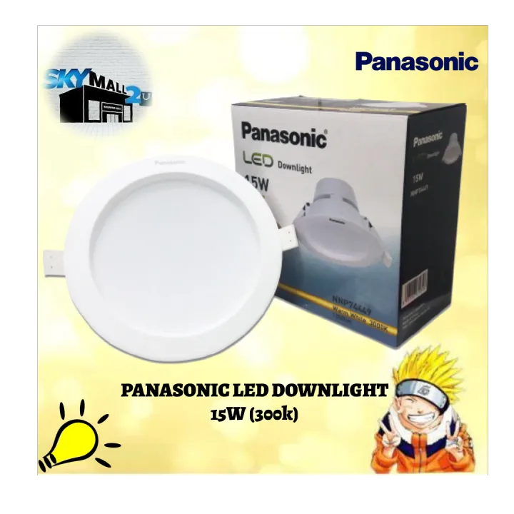 Panasonic LED Downlight 6" Round 15W (WARMWHITE), (DAYLIGHT) | Lazada