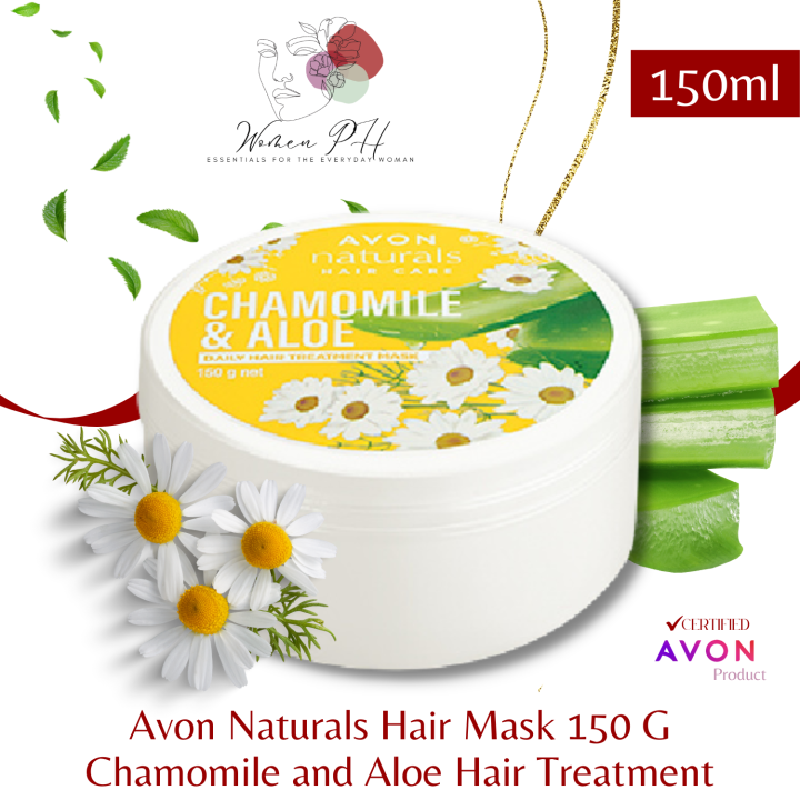 Avon Naturals Hair Mask 150 G, Chamomile and Aloe Hair Treatment, Hair ...