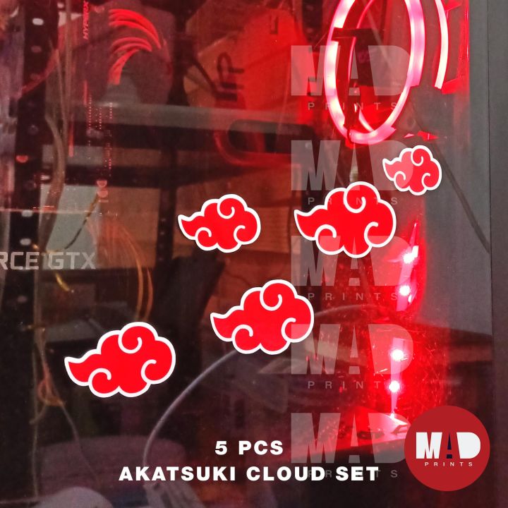 Akatsuki Cloud - Naruto - Waterproof Vinyl Sticker Laminated | Lazada PH