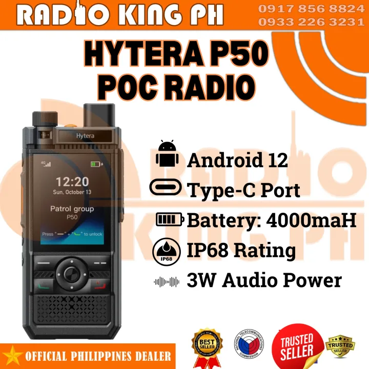 HYTERA P50 POC RADIO Newest Industry Intelligent PoC Radio | Lazada PH