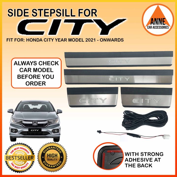 Side Stepsill for Honda City 2014 2015 2016 2017 2018 2019 2020 / 2021 ...