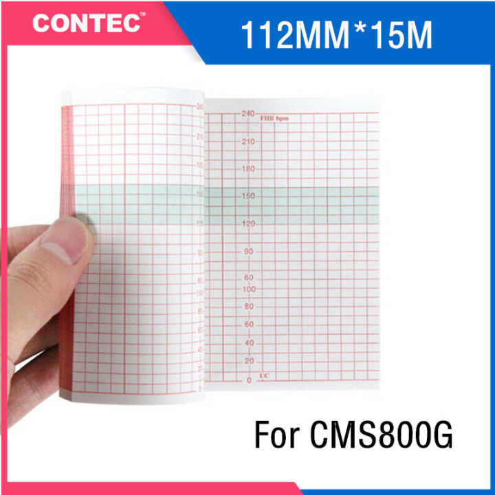 CONTEC 5PCS 112mm(W)*15m(L) print paper Printing Paper for CONTEC ...