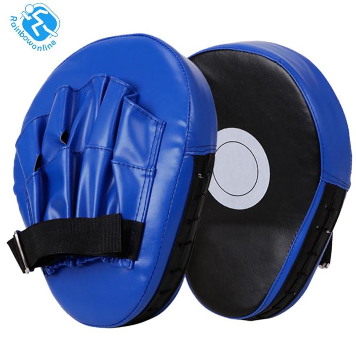 Curved Boxing Hand Target PU Leather Curved Punching Mitts Breathable ...