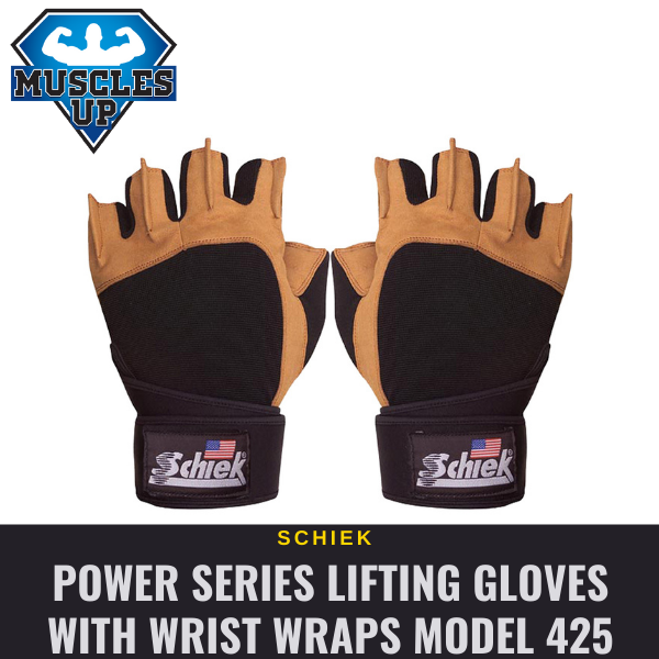 【AUTHENTIC】Power Series Lifting Gloves with Wrist Wraps [Model 425 ...