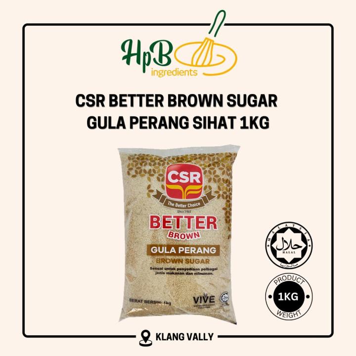 CSR Better Brown Sugar / Gula Perang Sihat 1kg | Lazada