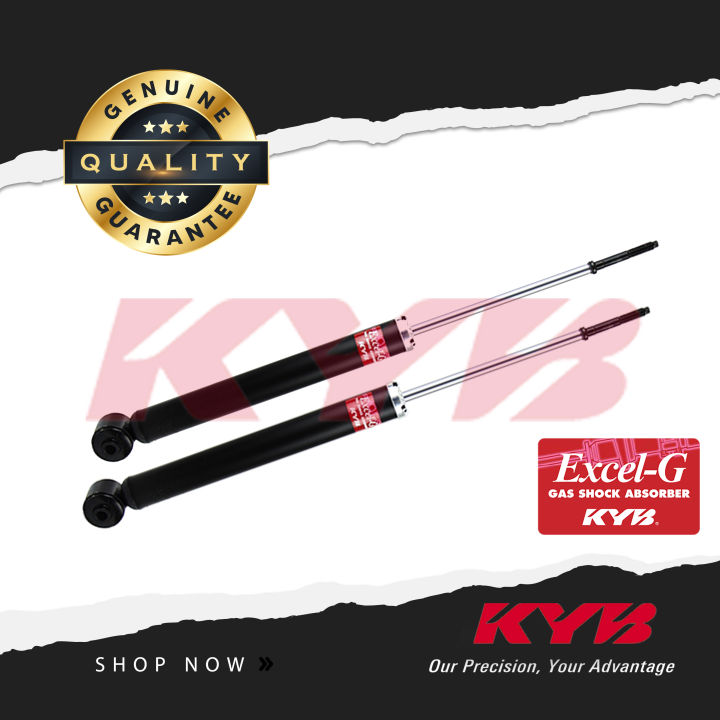 KYB KAYABA (2pcs) Excel-G Shock Absorber for KIA Picanto 2003-2017 - 343405 (Rear Left and Right ...
