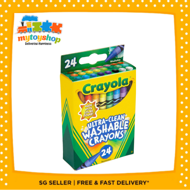 Crayola 24ct Ultra-Clean Washable Crayons | Lazada Singapore