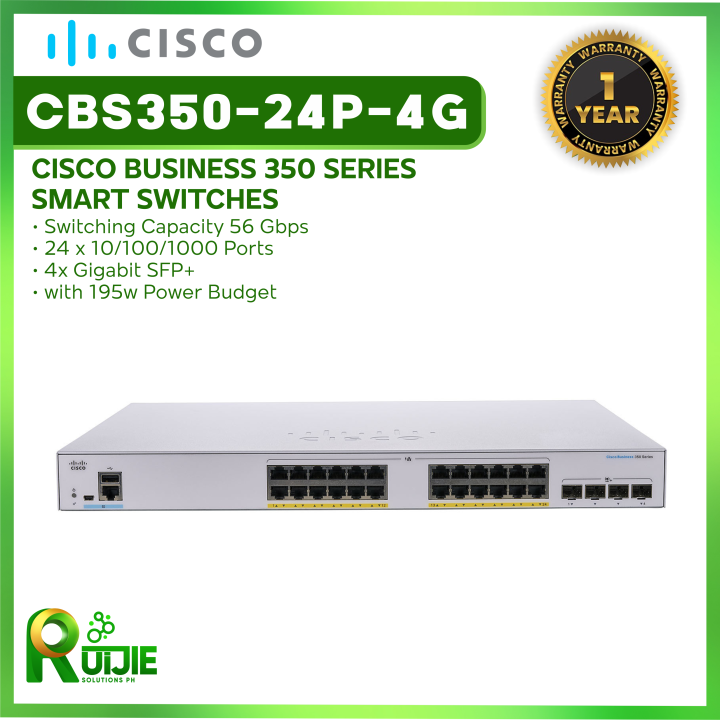 Cisco Business 350 Series Managed Switches, CBS350-24P-4G-CN Cisco ...