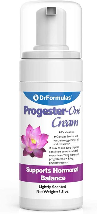 DrFormulas Progester-ONE Cream Bioidentical for Women | Menopause ...