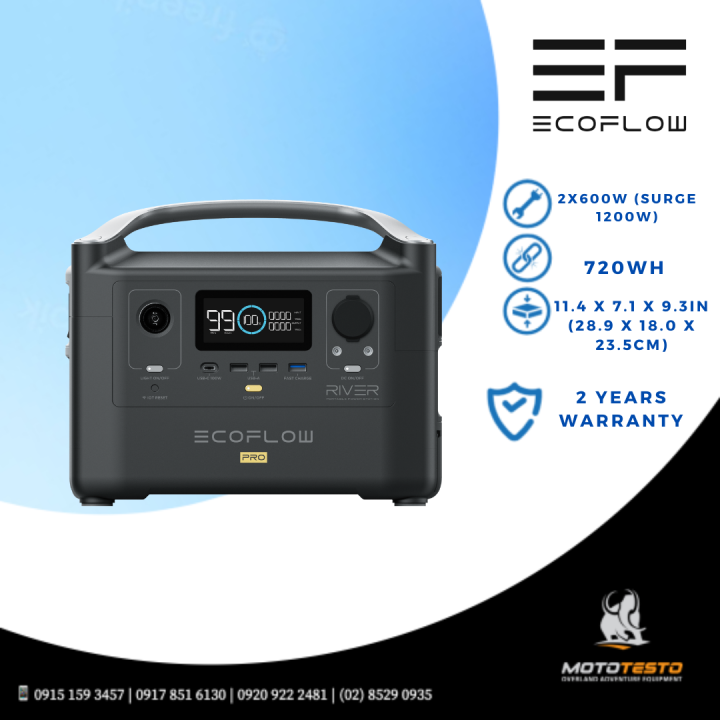 EcoFlow RIVER Pro 720Wh 220V Portable Power Station | Lazada PH