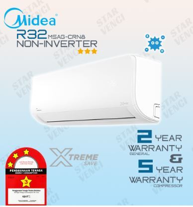 MIDEA WALL TYPE NON-INVERTER R32 | Lazada