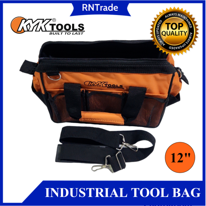 KYK Industrial Tool Bag Rigid Frame 12" x 9" x 6.5 inches | Lazada PH
