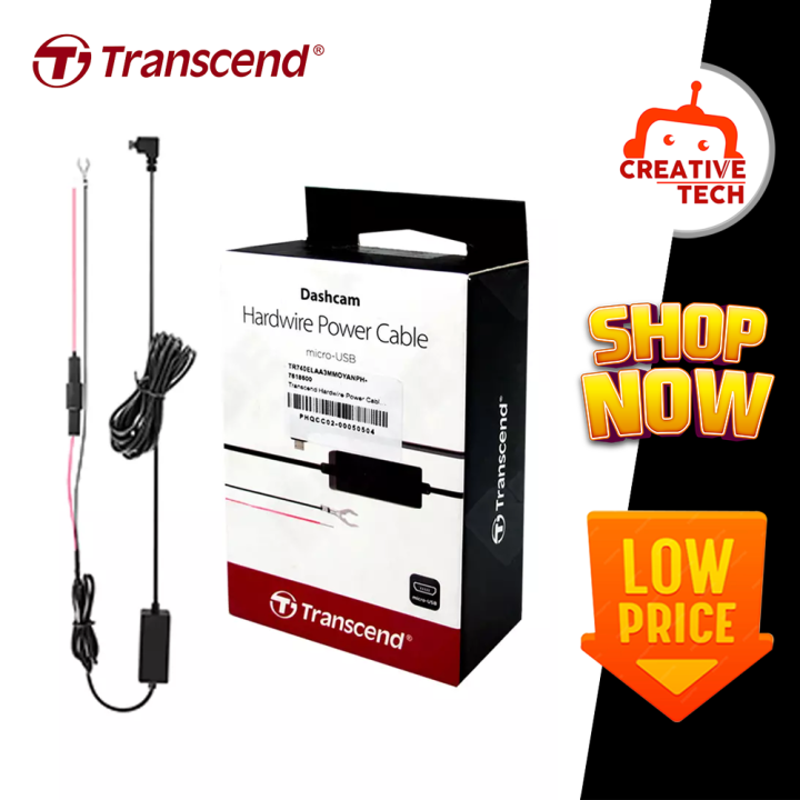 Transcend Hardwire Power Cable (micro-USB) ORIGINAL | Lazada PH
