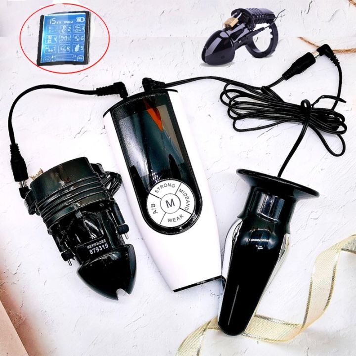 【Must-Have Gadgets】 Electric Shock Male Chastity Cb6000 Cage Electro ...