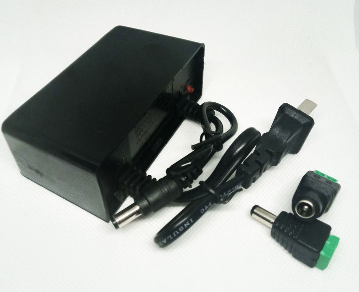 CCTV Camera Power Supply 12V DC 2A with 1 Pair DC Plug M/F connector ...