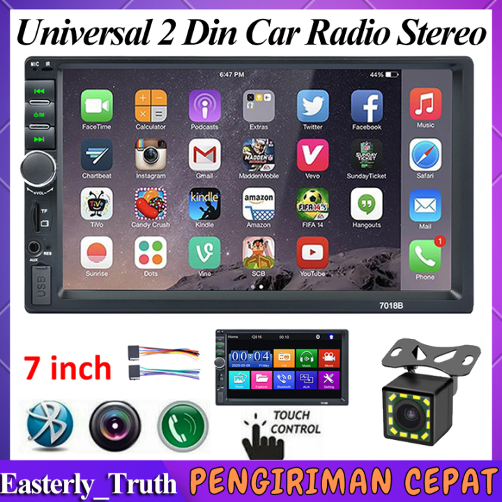 7018B Head Unit Mobil 7 Inch Layar Sentuh - Bluetooth, Kamera Mundur ...
