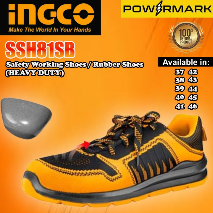 INGCO SSH81SB Safety Working Shoes / Rubber Shoes (HEAVY DUTY ...
